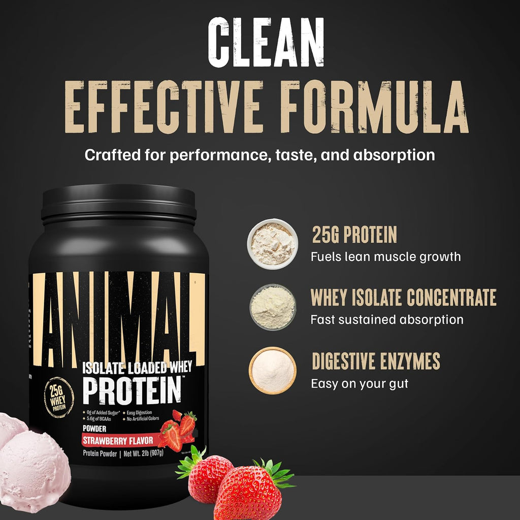 delicious strawberry protein supplement