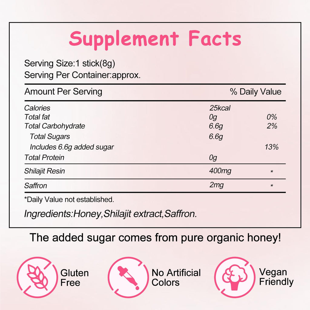 delicious strawberry Shilajit sticks