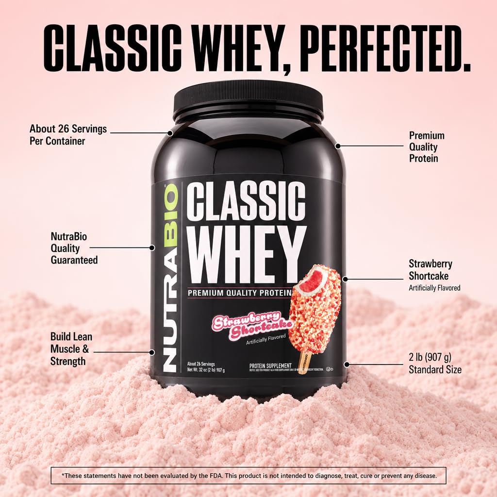 delicious strawberry shortcake protein shake