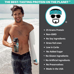 delicious strawberry whey protein powder