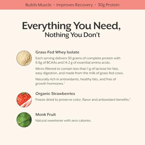delicious strawberry whey protein shake
