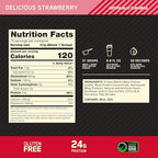delicious strawberry whey protein supplement