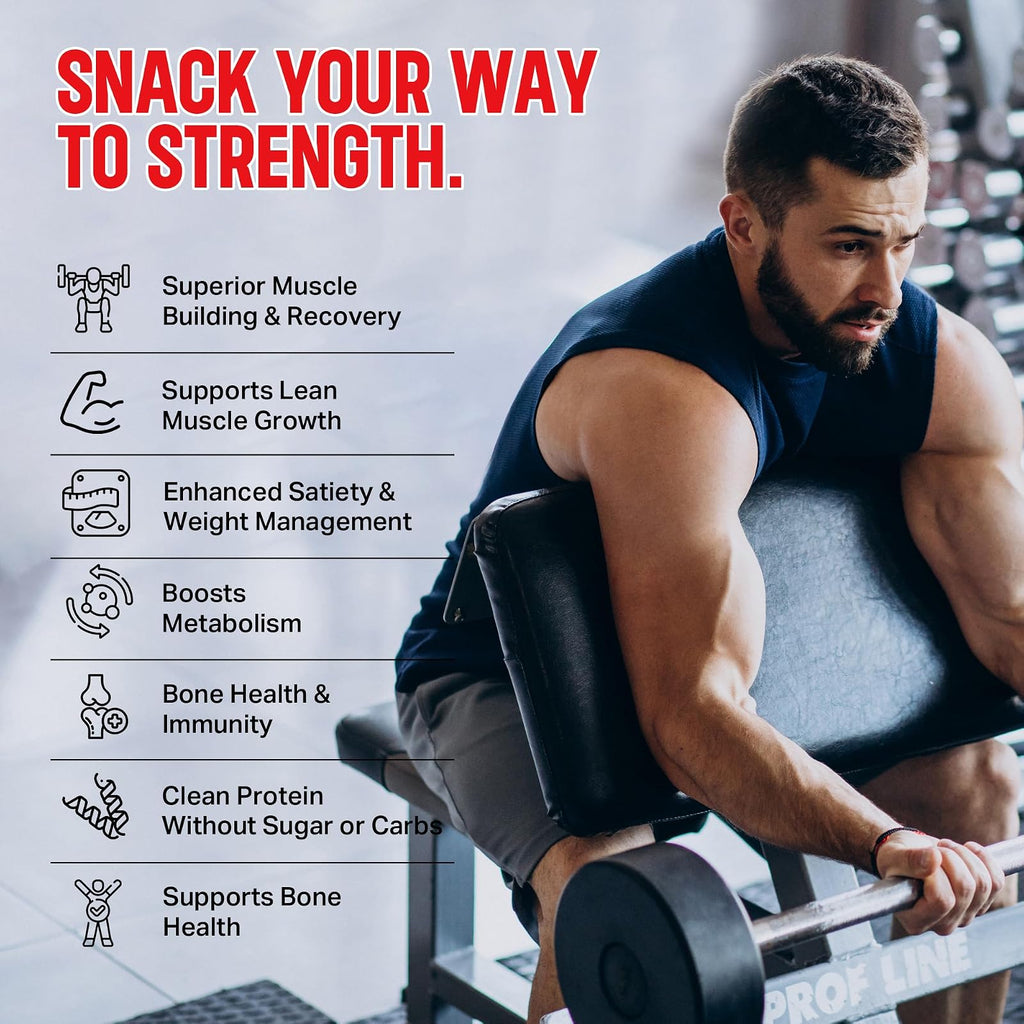 delicious strawberry whey protein treat
