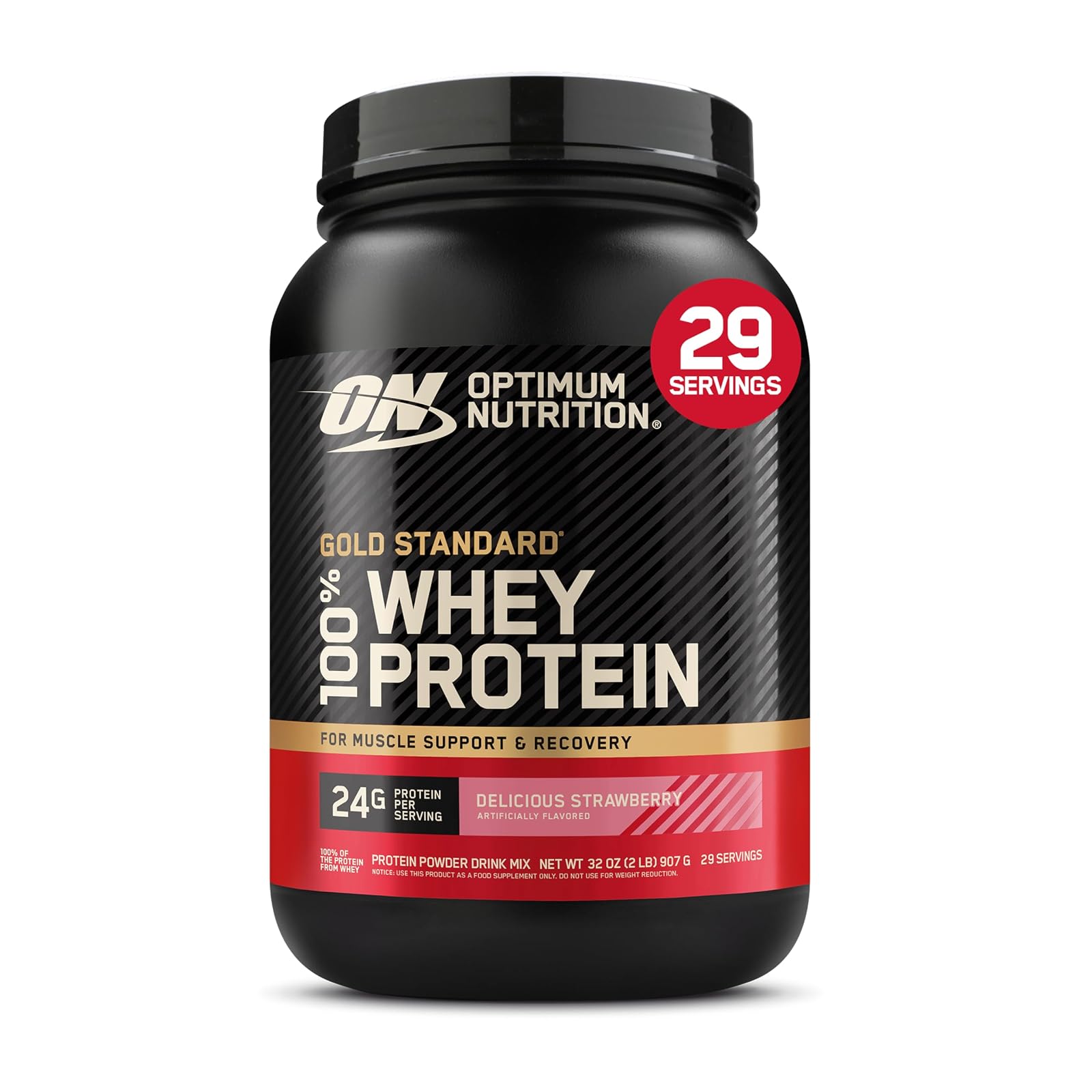 delicious strawberry whey protein