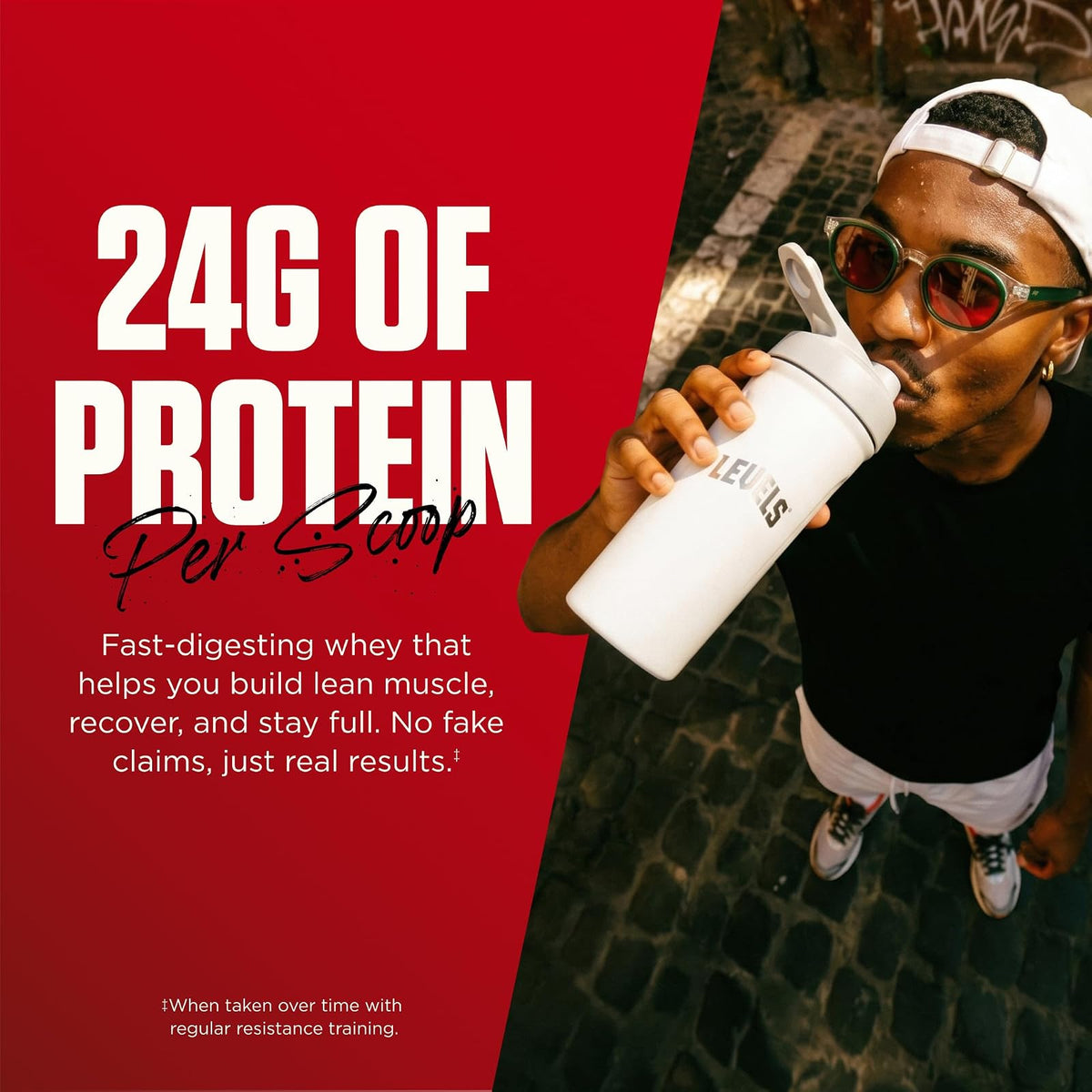 delicious strawberry whey protein
