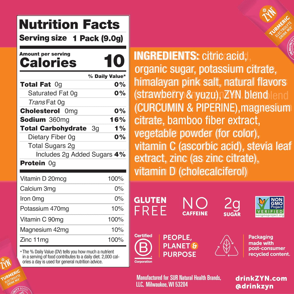 delicious strawberry yuzu hydration solution