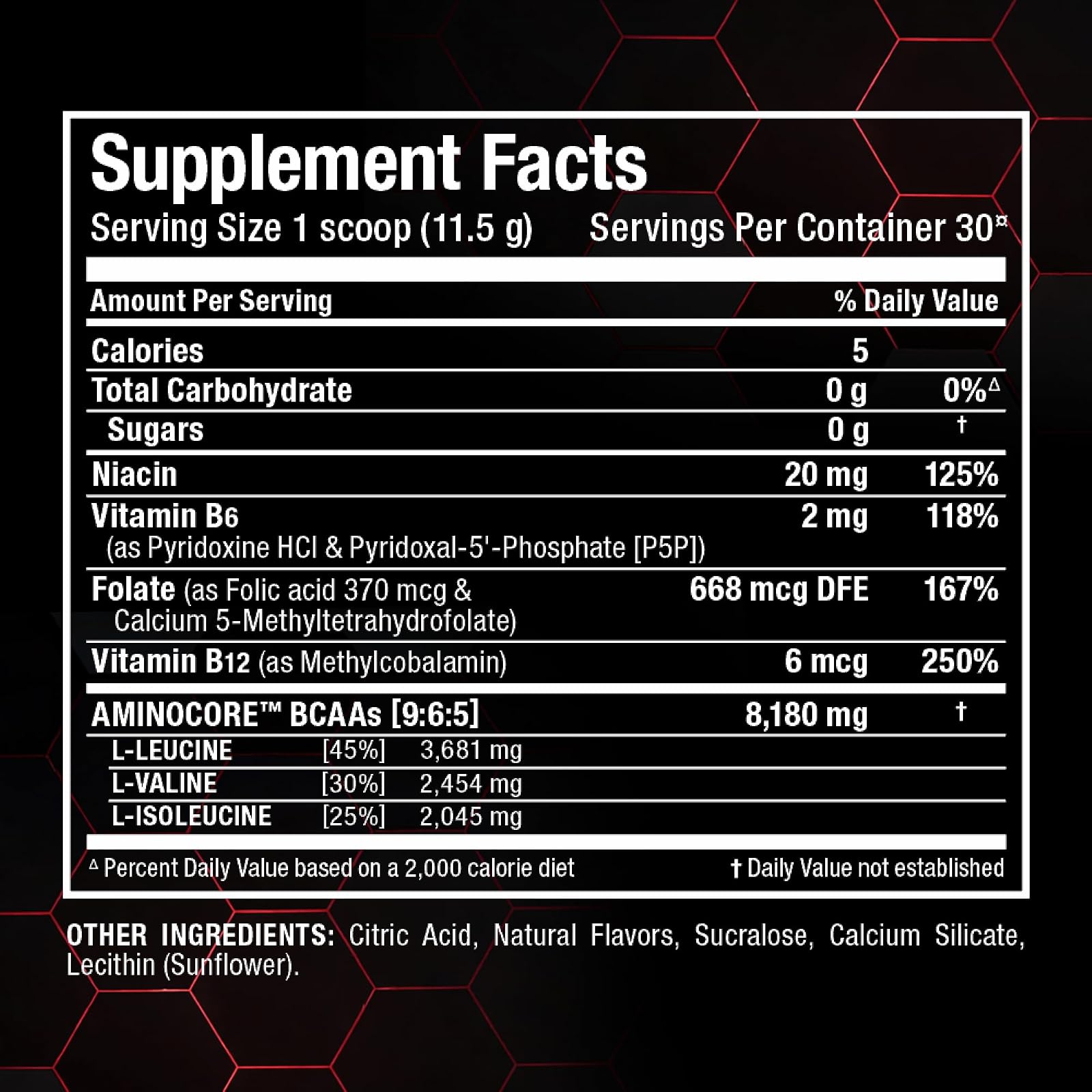 Delicious sweet tea BCAA drink