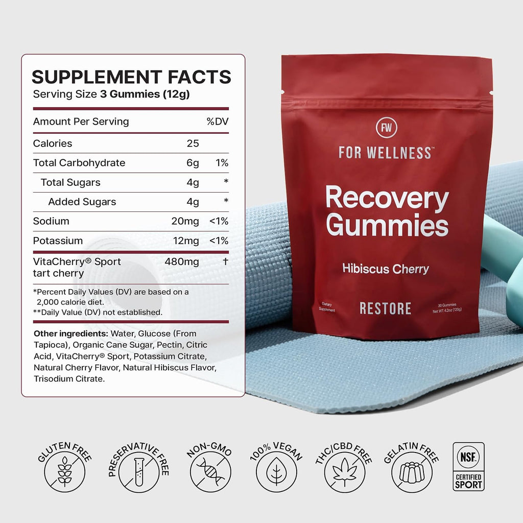 delicious tart cherry recovery supplement