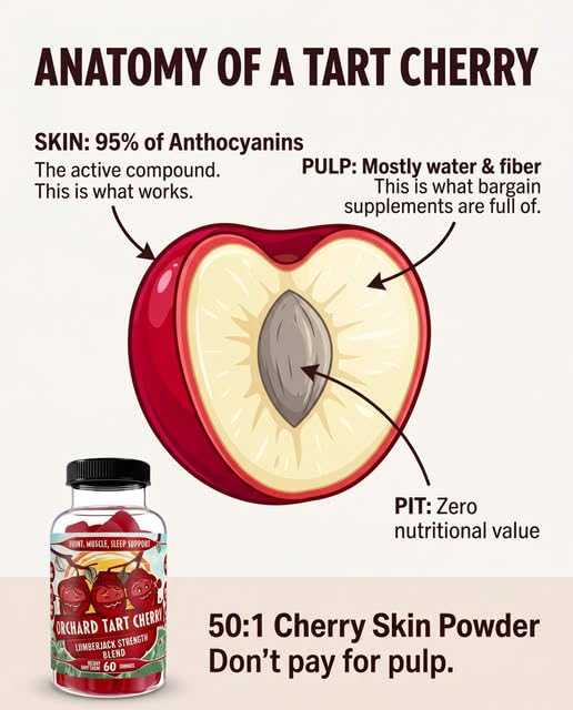 Delicious tart cherry vitamin gummies