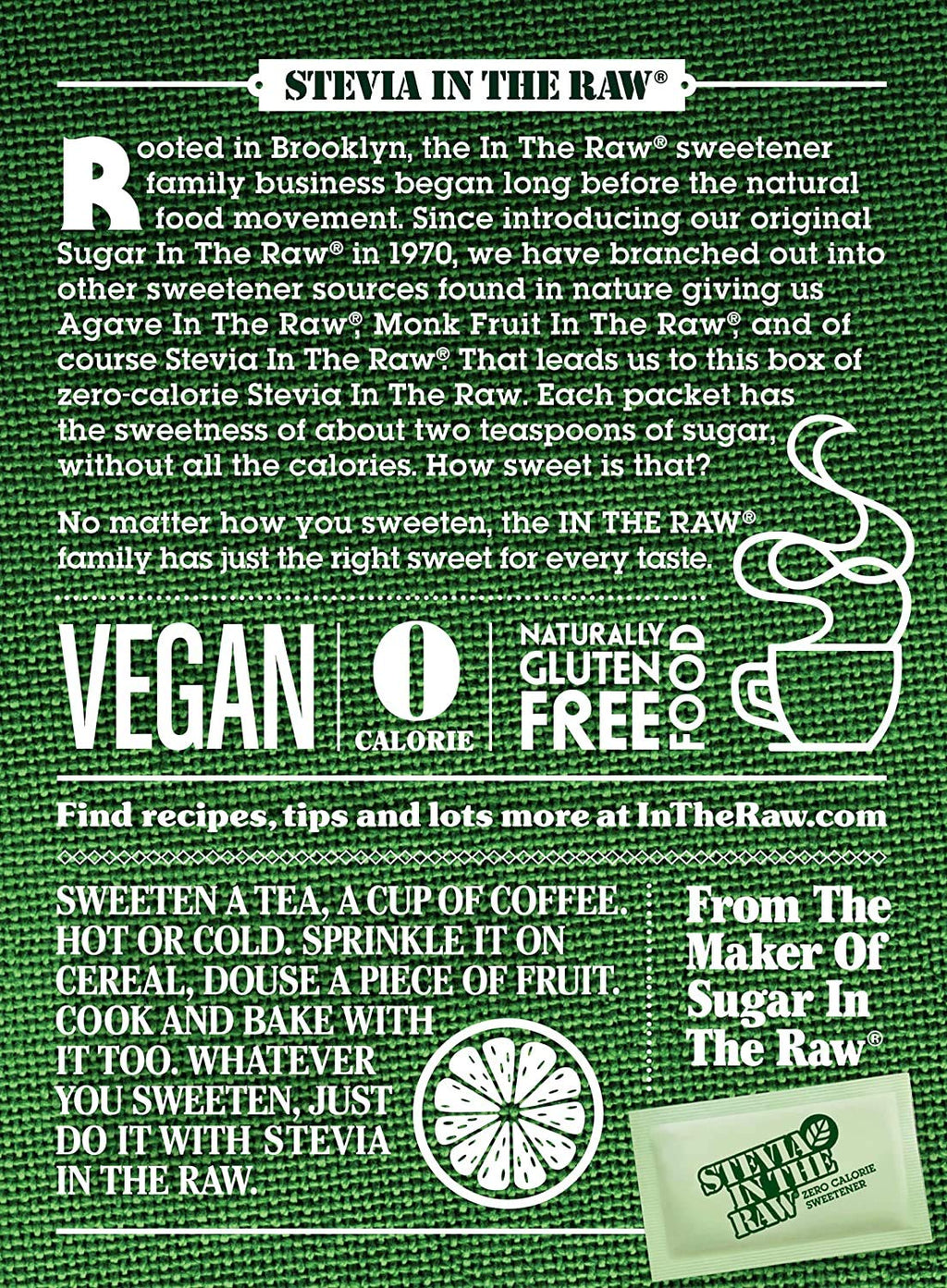 delicious taste of stevia
