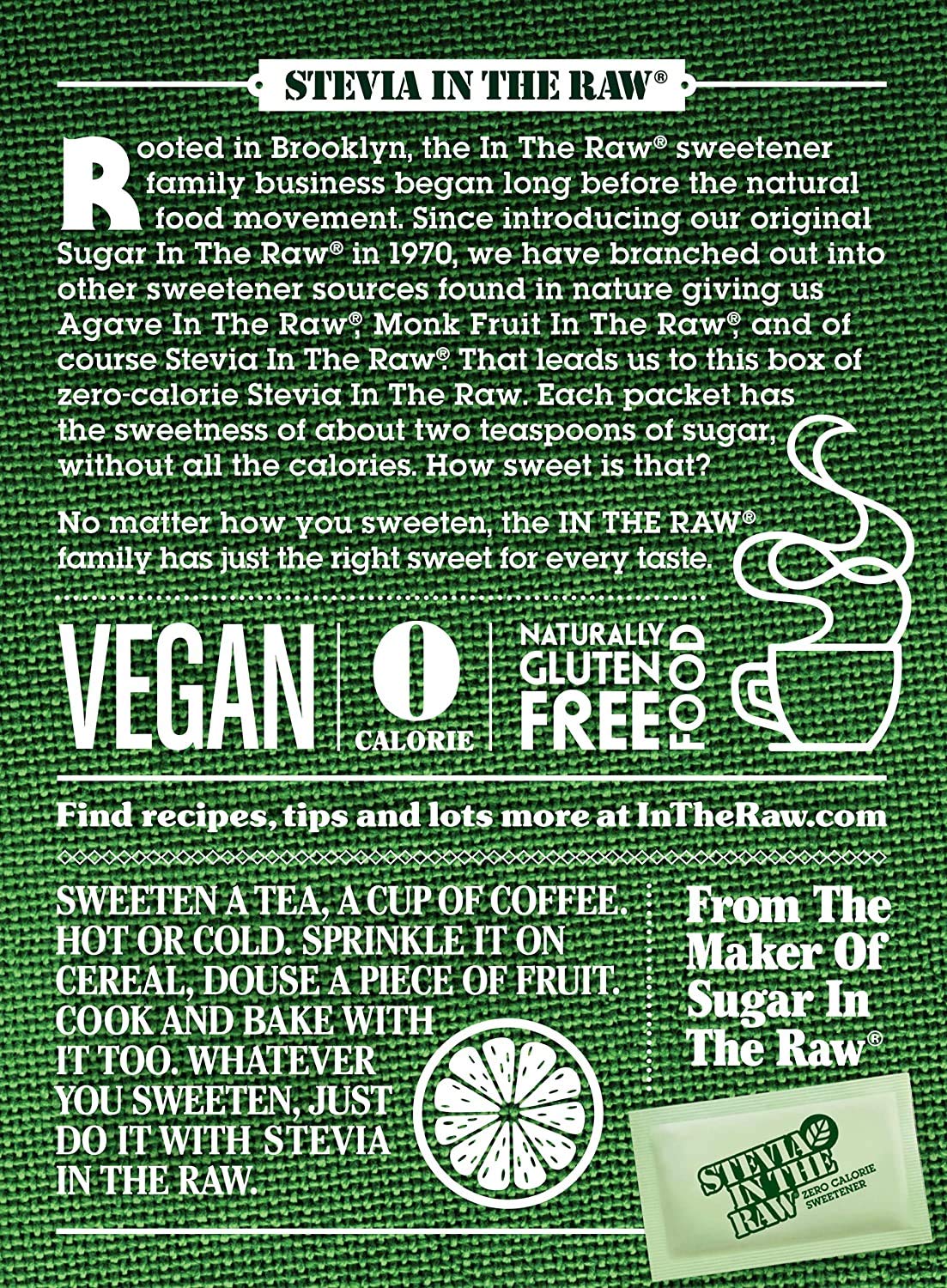 delicious taste of stevia