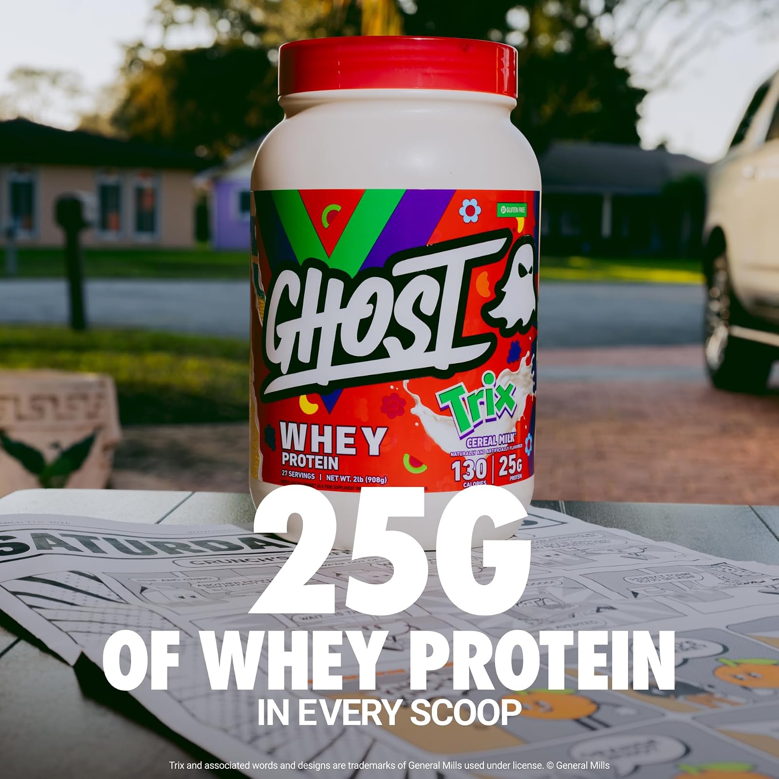 delicious Trix cereal milk whey protein