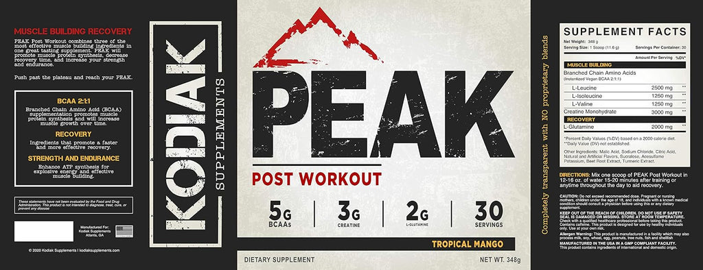 Delicious tropical mango amino acids
