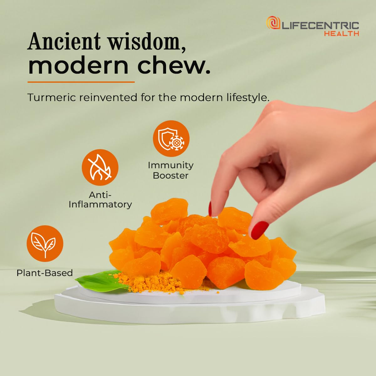 delicious turmeric curcumin chewables