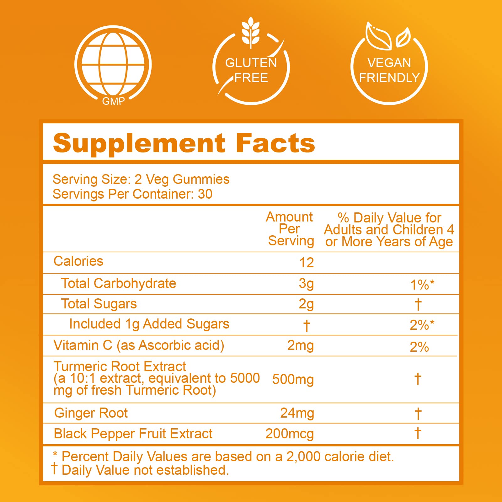 delicious turmeric curcumin gummy vitamins