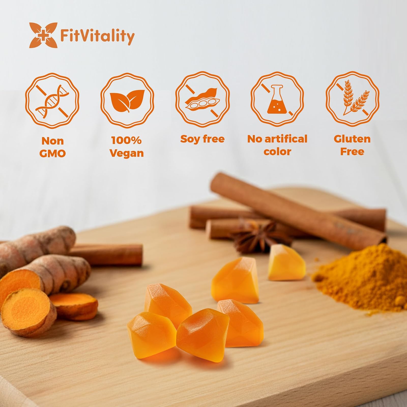 Delicious turmeric ginger cinnamon supplements