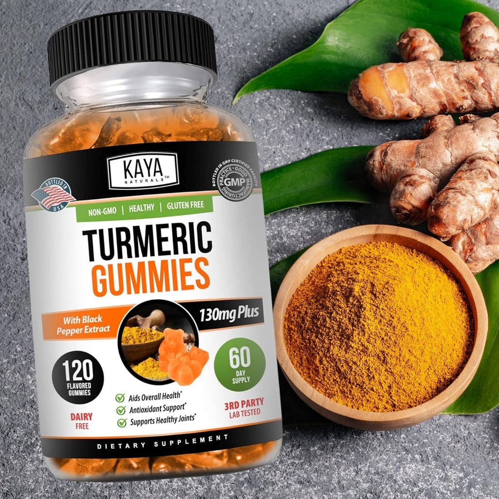 Delicious turmeric gummies with black pepper
