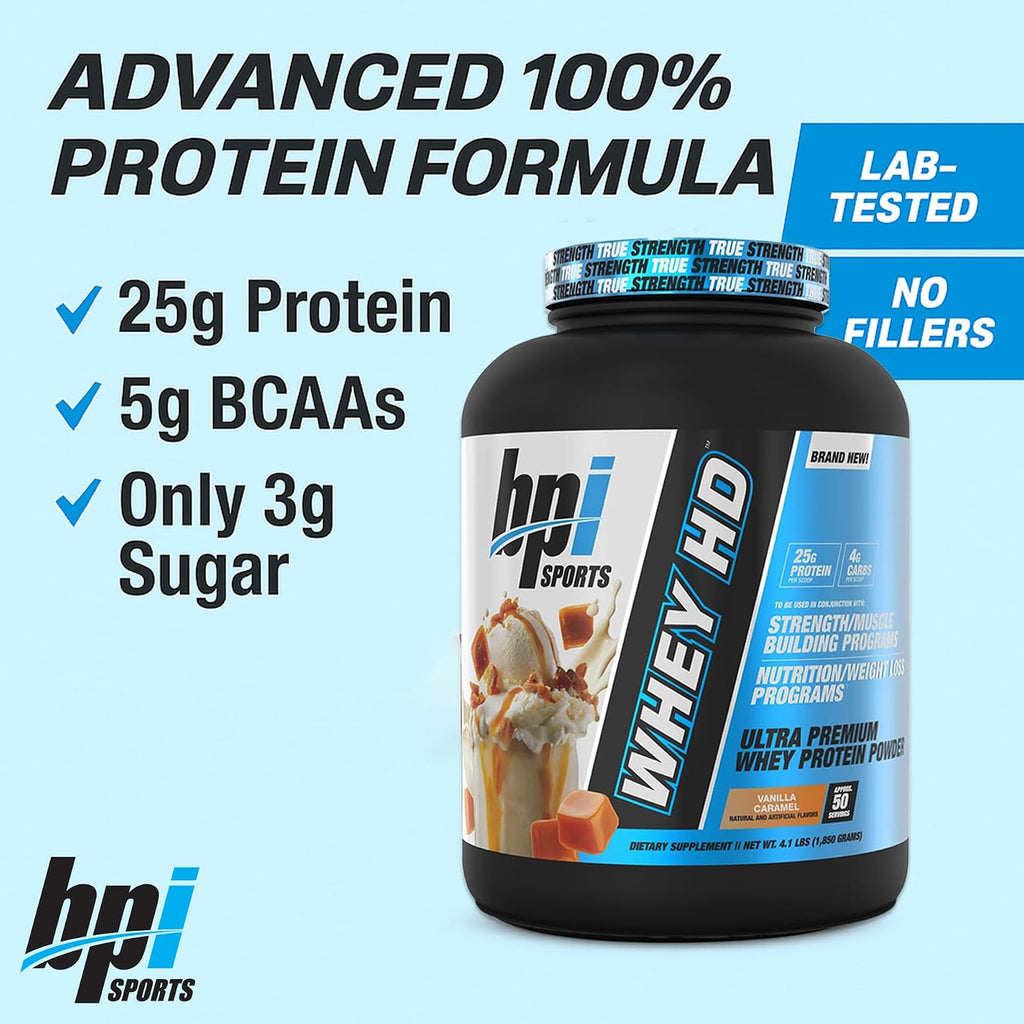 delicious vanilla caramel protein powder