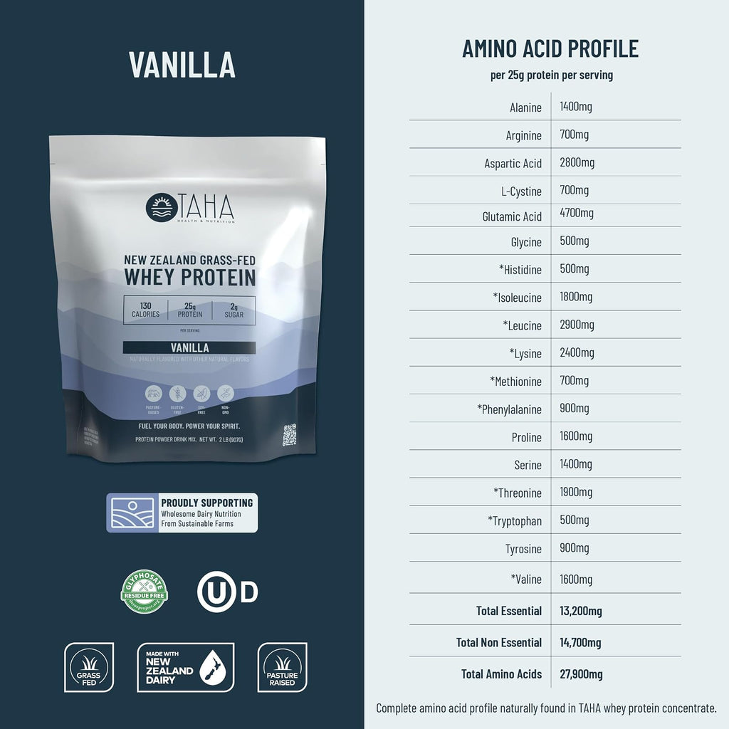delicious vanilla flavour protein powder