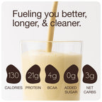 delicious vanilla flavour protein supplement