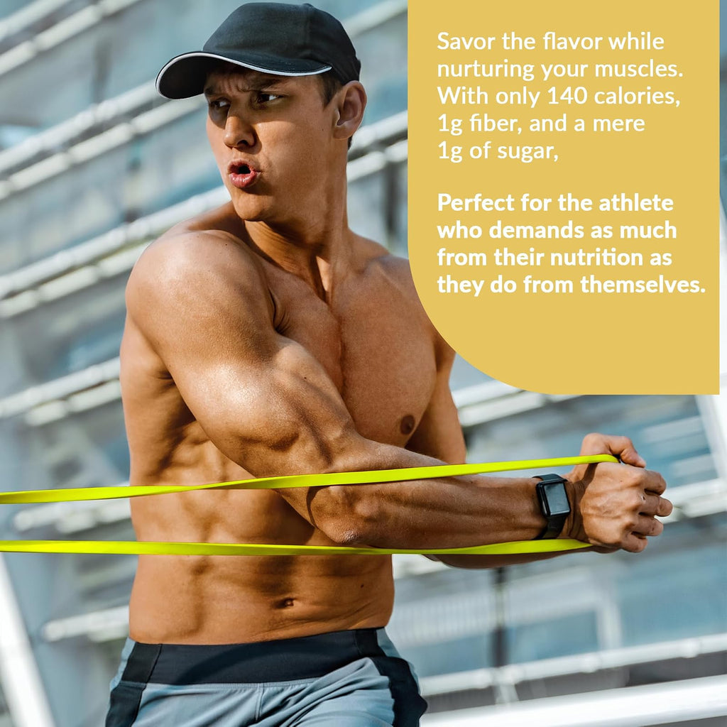 delicious vanilla flavour protein supplement