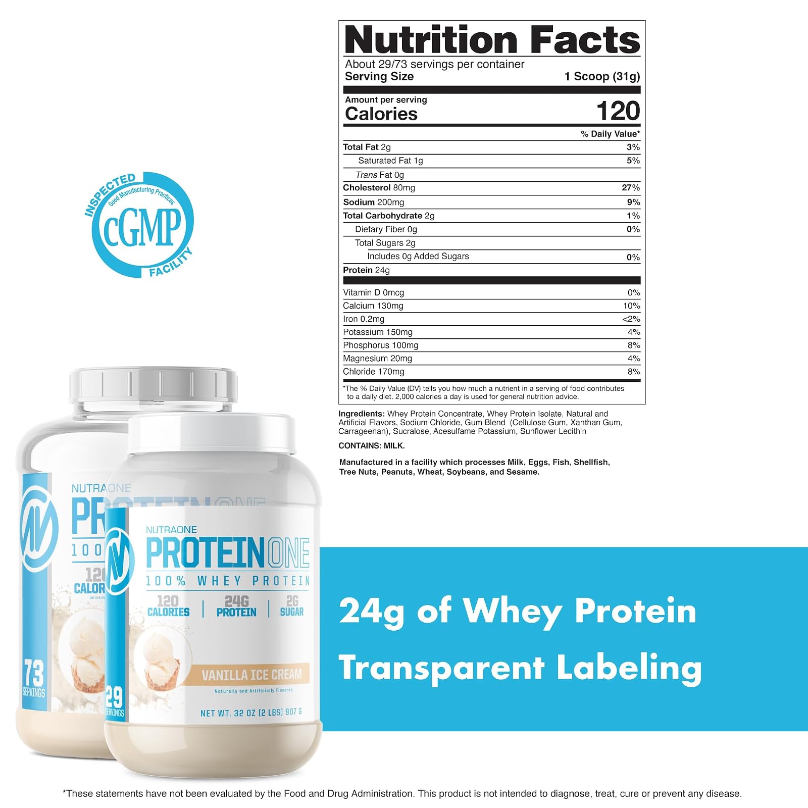 delicious vanilla ice cream protein