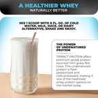 delicious vanilla latte protein shake