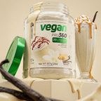 delicious vanilla milkshake protein shake