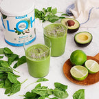 delicious vanilla plant protein shake
