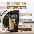 delicious vanilla protein coffee mix