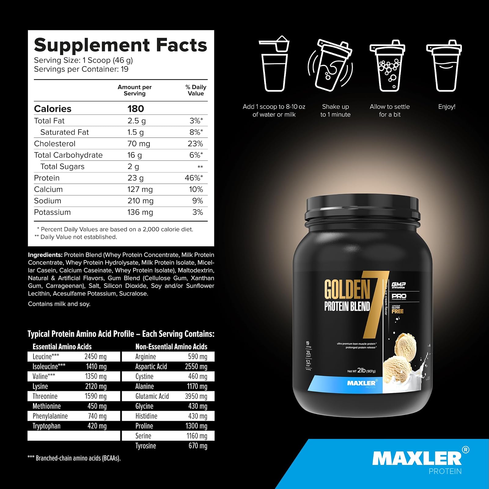delicious vanilla protein for shakes