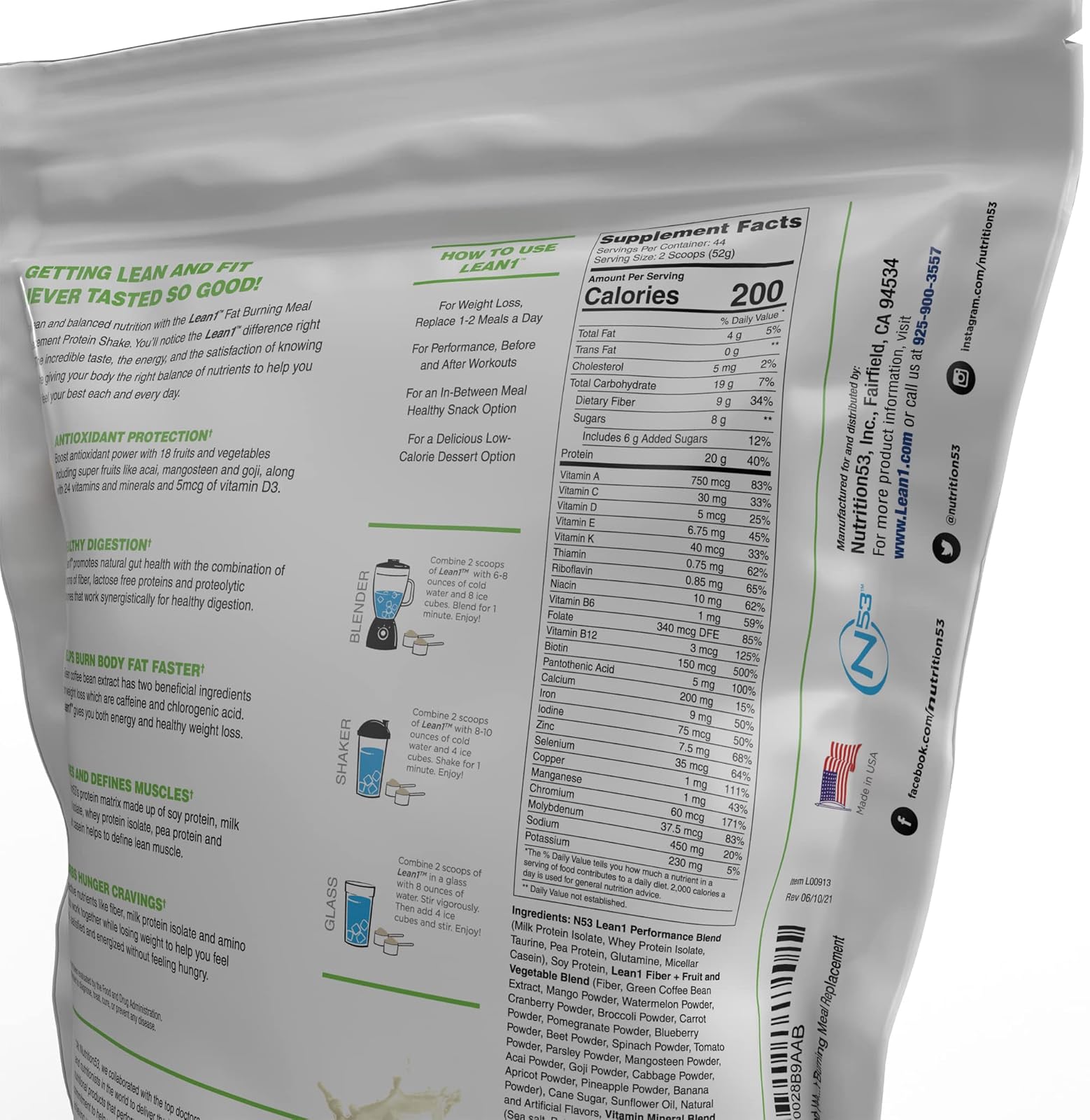 delicious vanilla protein powder blend