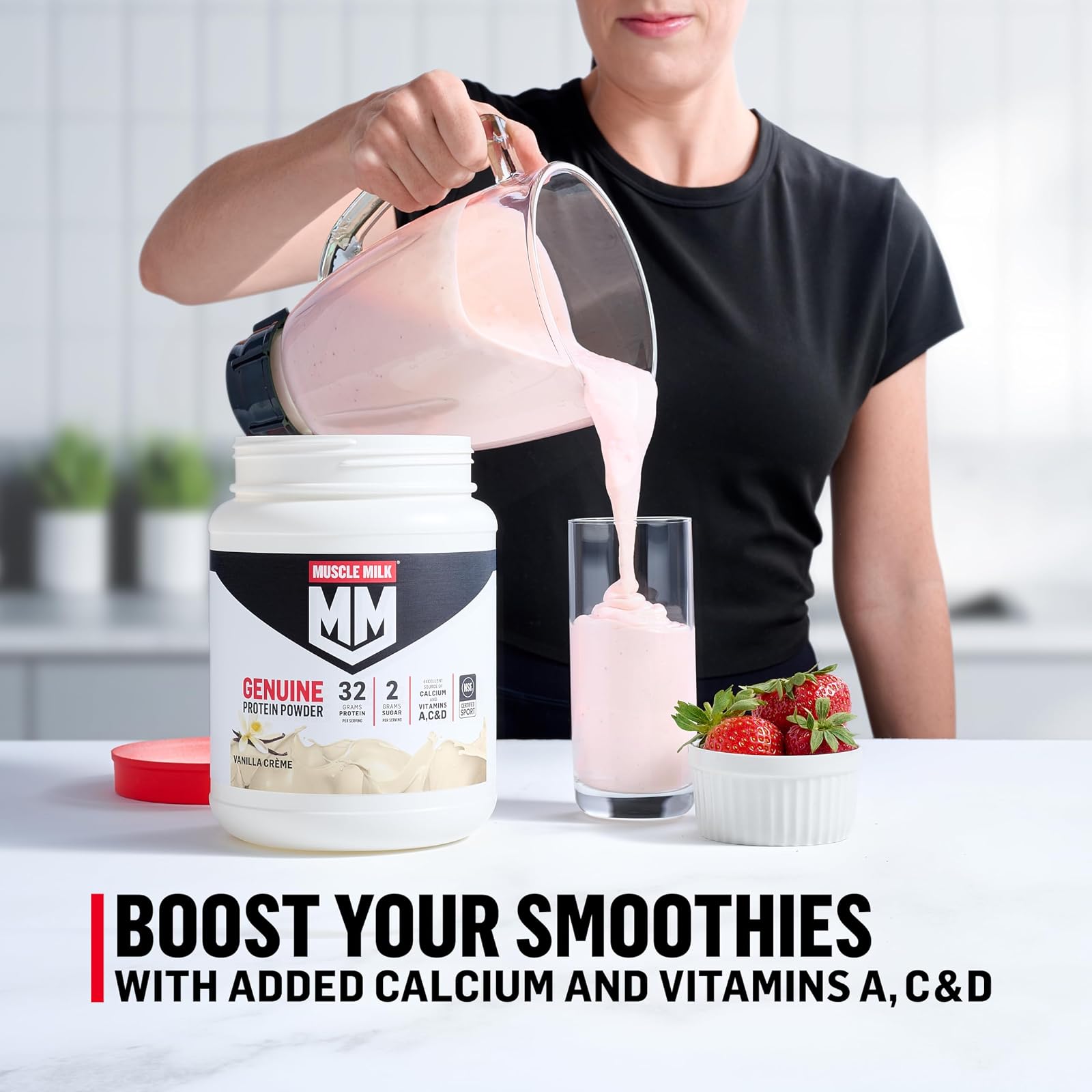 delicious vanilla protein shake mix