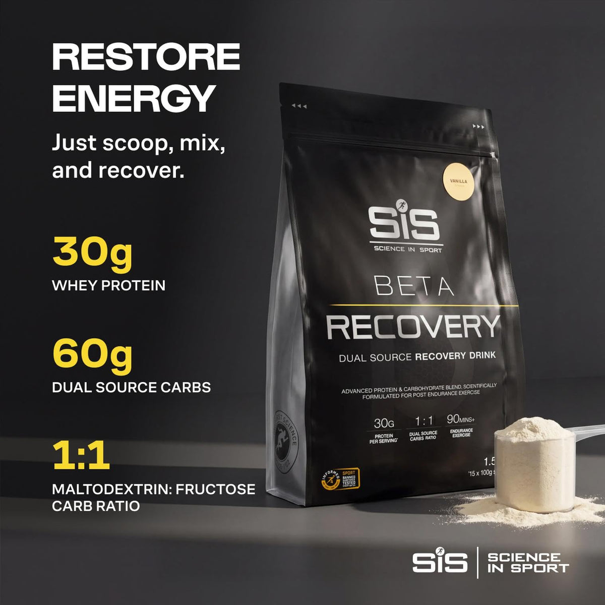 delicious vanilla protein shake mix