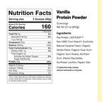 delicious vanilla protein shake