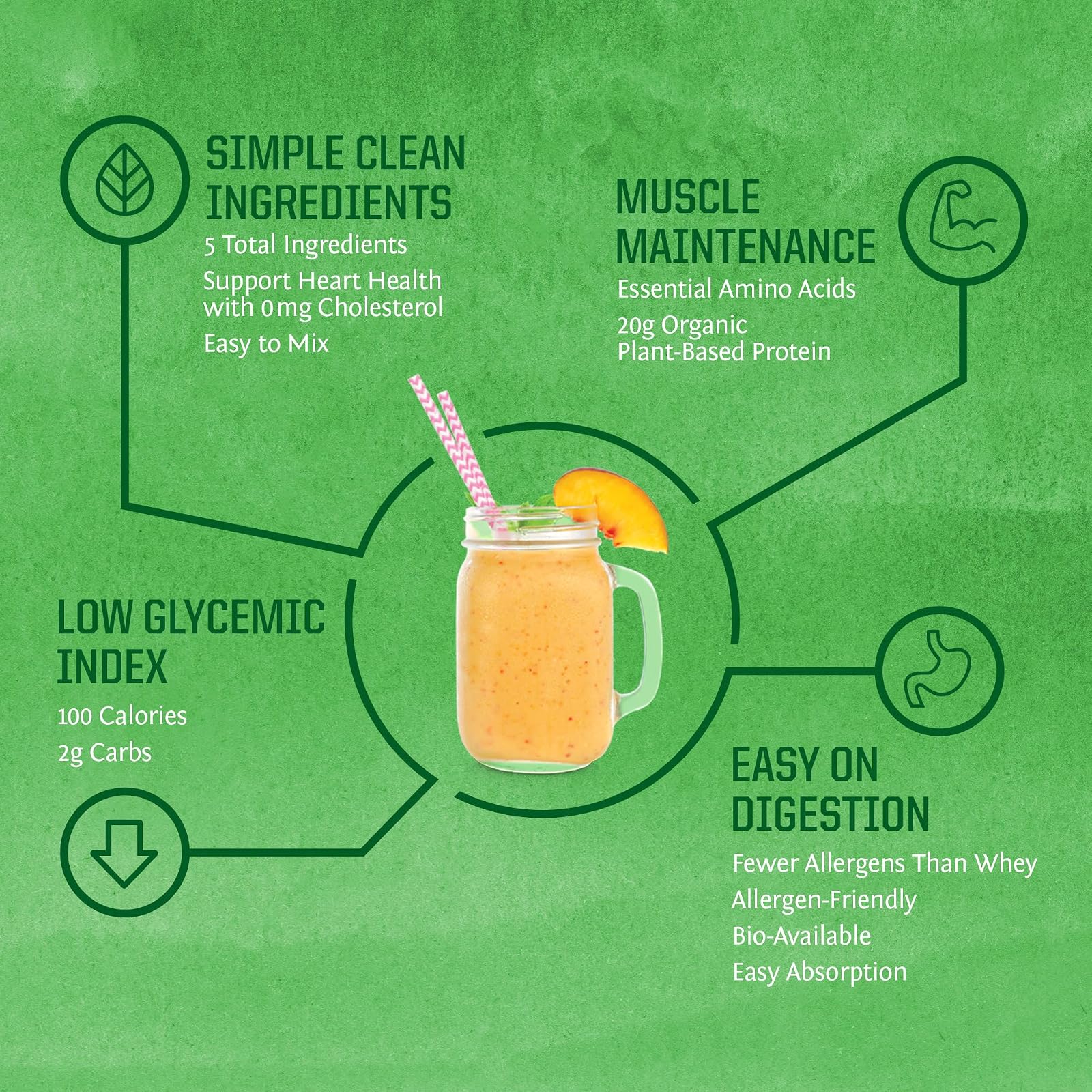 delicious vanilla protein shake