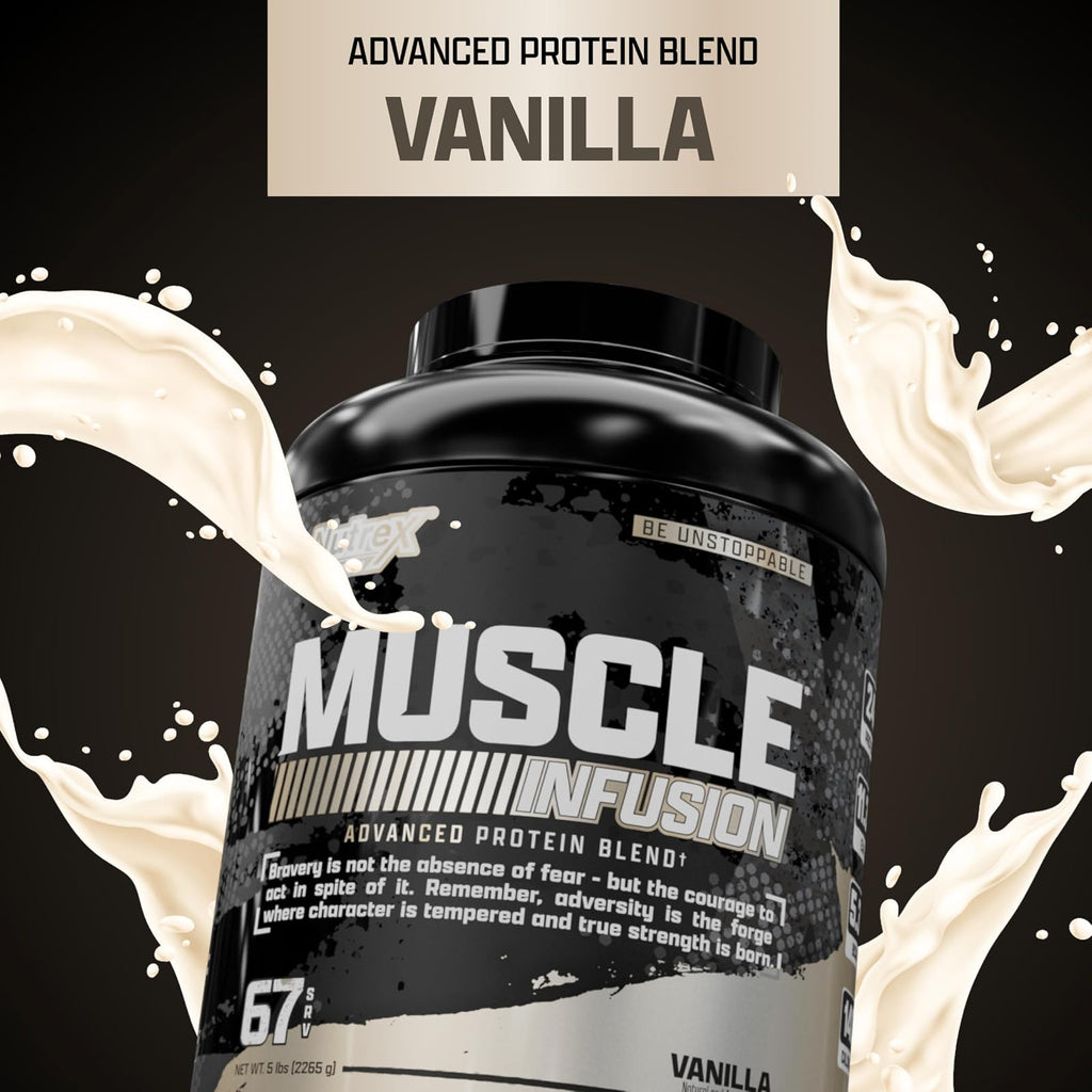 delicious vanilla protein supplement