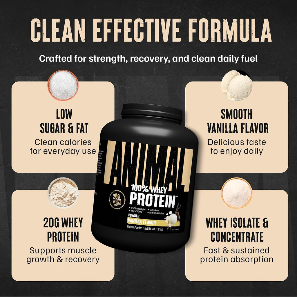 delicious vanilla protein supplement