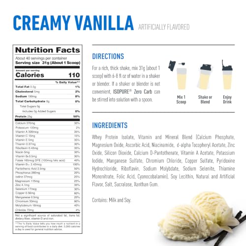 delicious vanilla whey protein drink