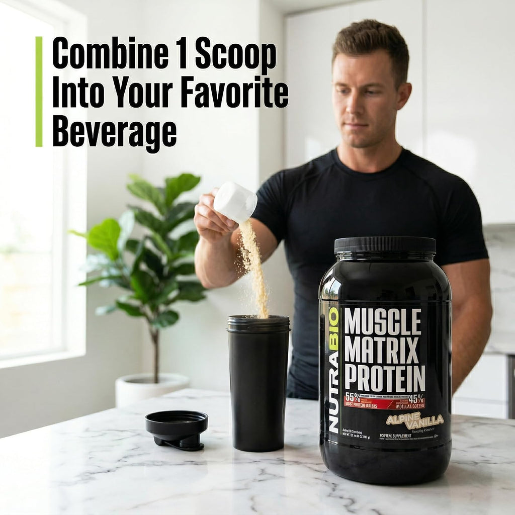 Delicious vanilla whey protein for baking