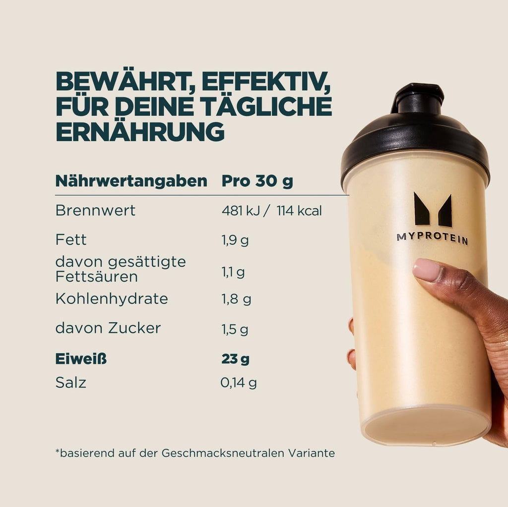 delicious vanilla whey protein shake