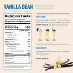 Delicious vanilla whey protein shake