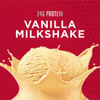 delicious vanilla whey protein shake