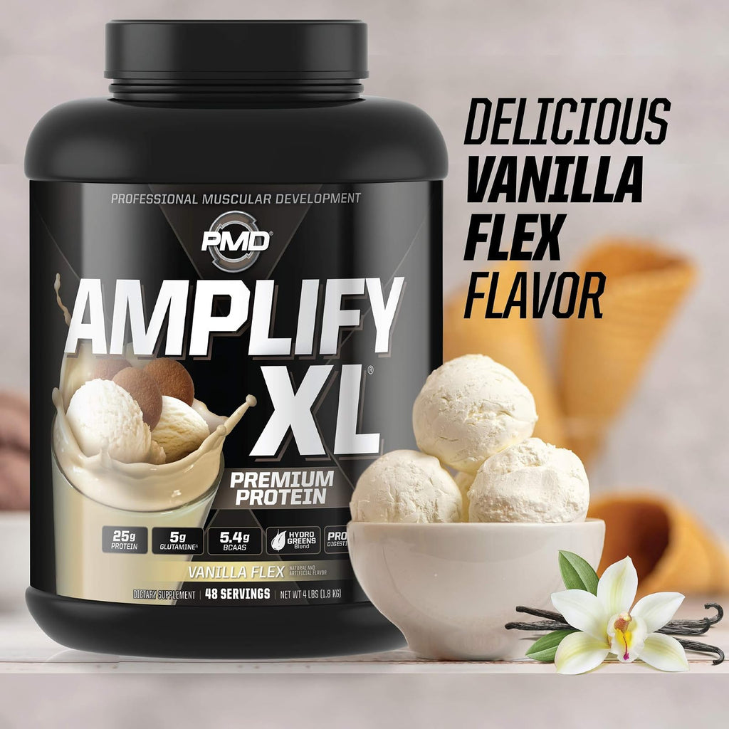 delicious vanilla whey protein supplement