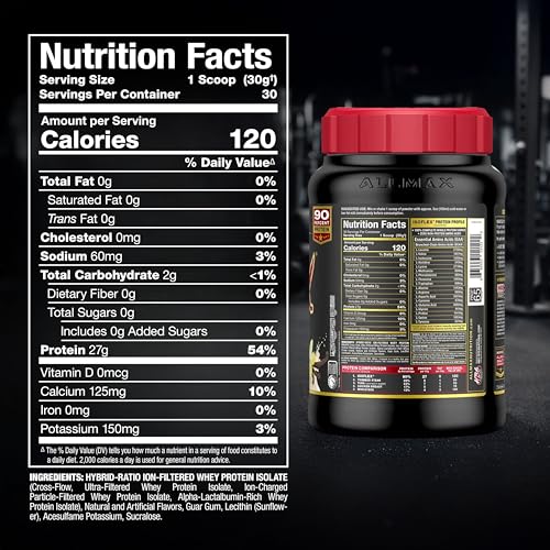 delicious vanilla whey protein supplement