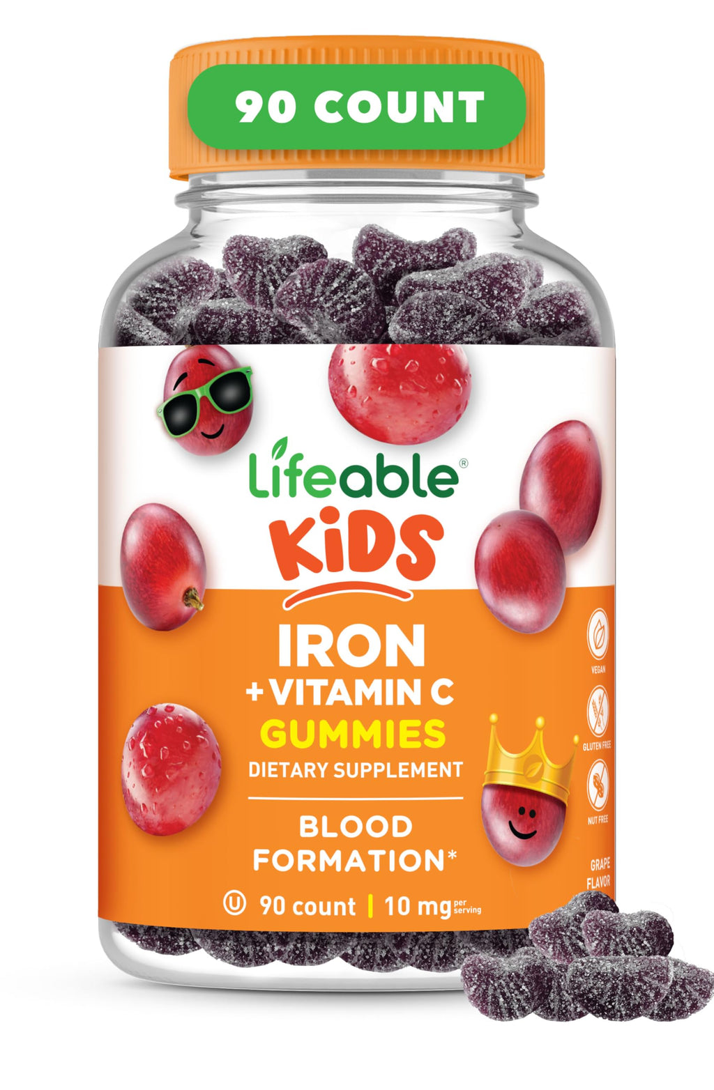 delicious vegan iron gummies