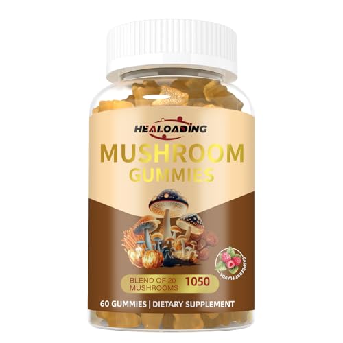 delicious vegan mushroom health gummies