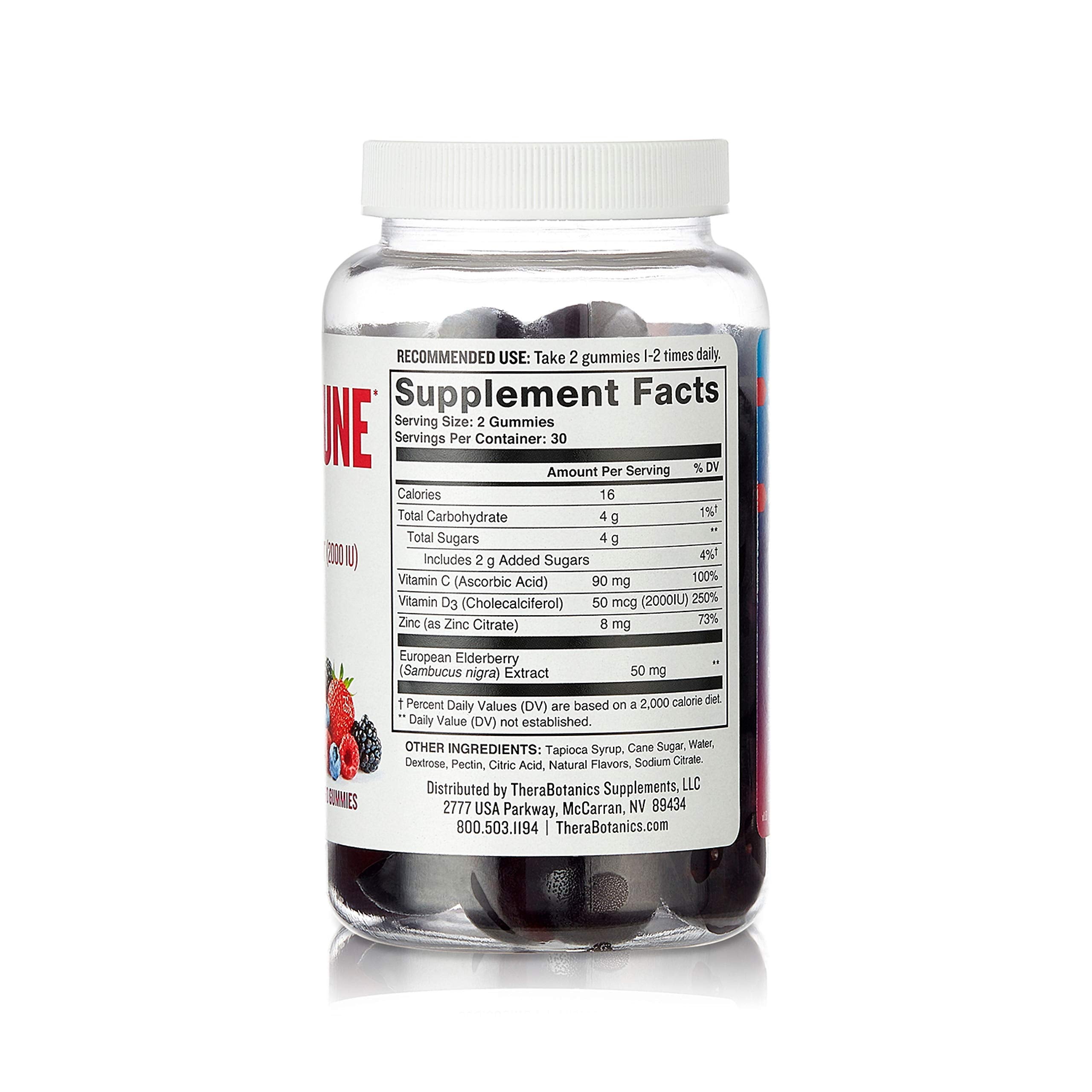 delicious verry berry elderberry gummies