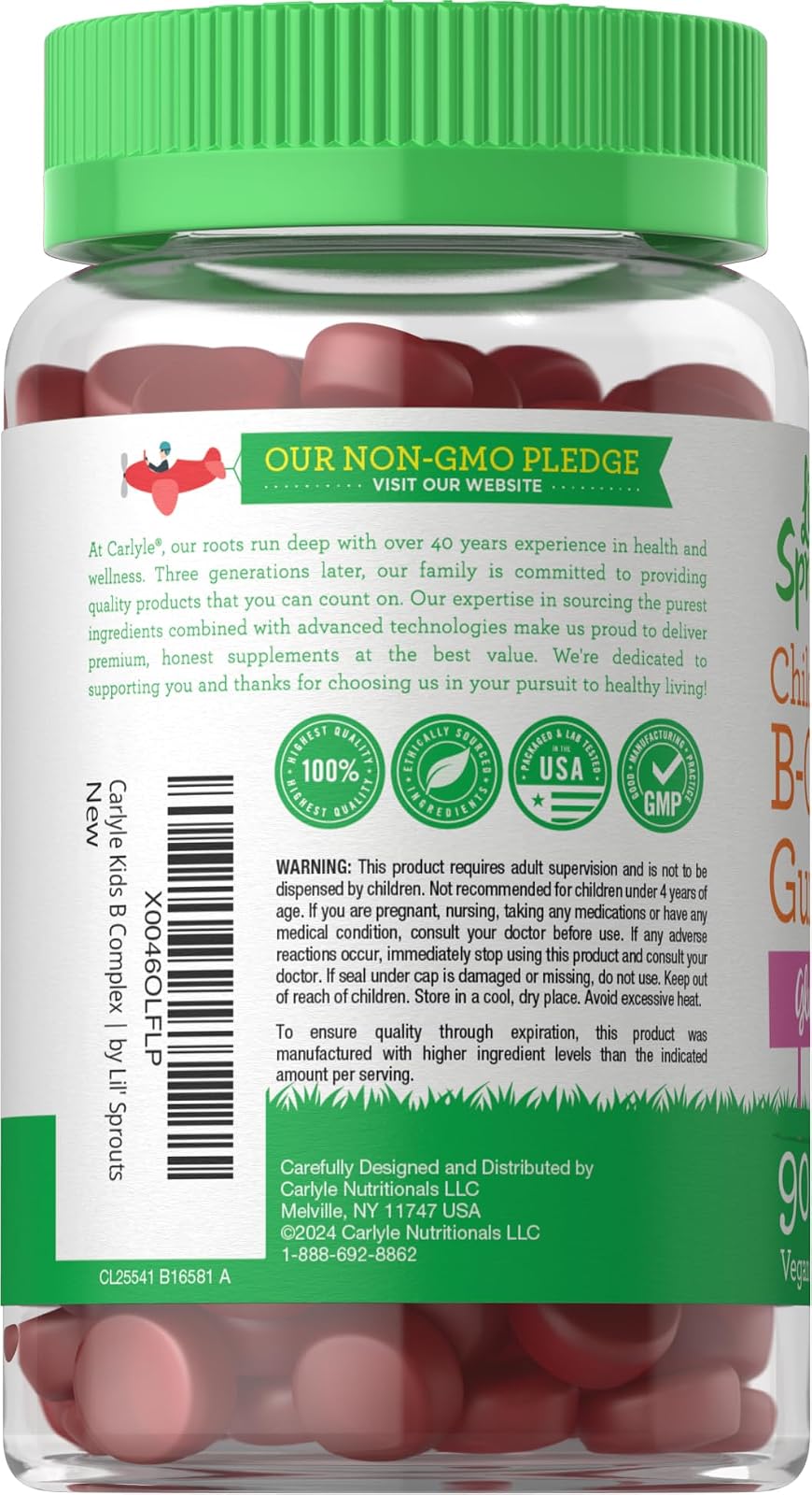 Delicious vitamin b complex for children