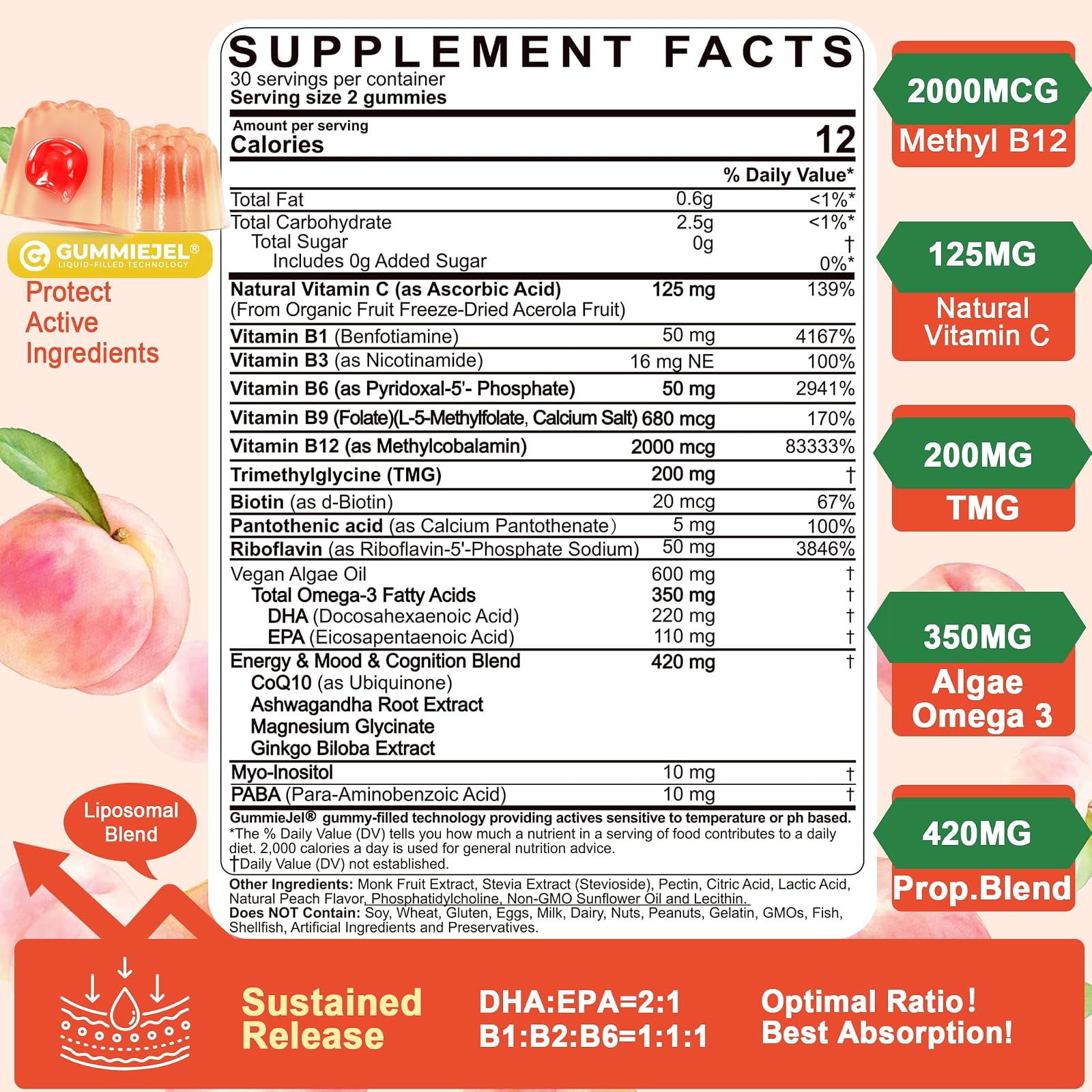 delicious vitamin b complex gummies